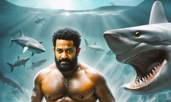 Jr NTR vs Shark: A Spectacular Battle in Devara? | A Spectacular Battle ...