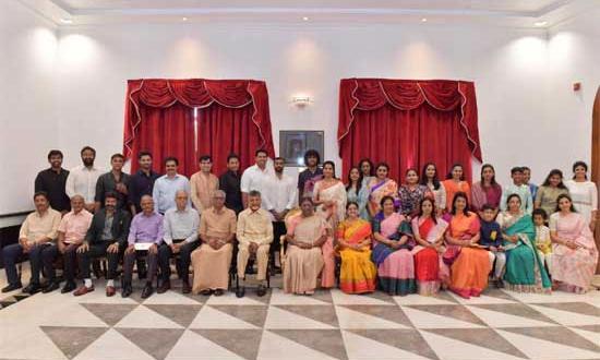 Nara And Nandamuri Special Moment With President! | Nara and Nandamuri ...