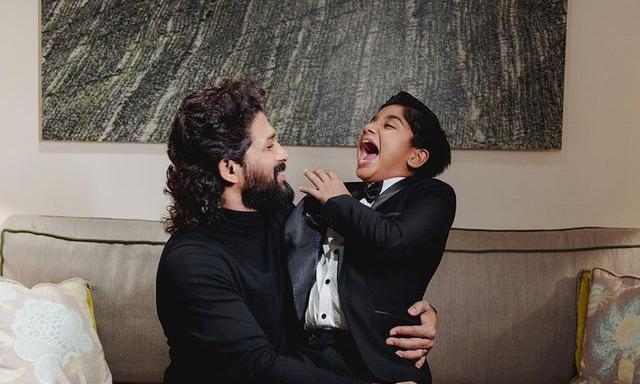 Allu Arjun-Ayaan Bond Captured in a Frame | Allu Arjun-Ayaan Bond ...