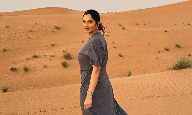 Sania Mirza's Stylish Desert Photoshoot Creates Buzz | Sania Mirza's ...