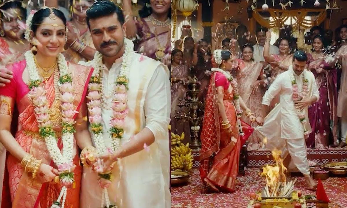 Video: Ram Charan & Sobhita Ooze Elegance In The New Ad! | Ram Charan ...