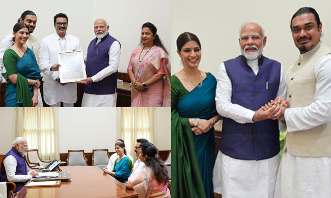 Actress Met PM Modi To Invite For Her Reception! | Actress Met PM Modi ...