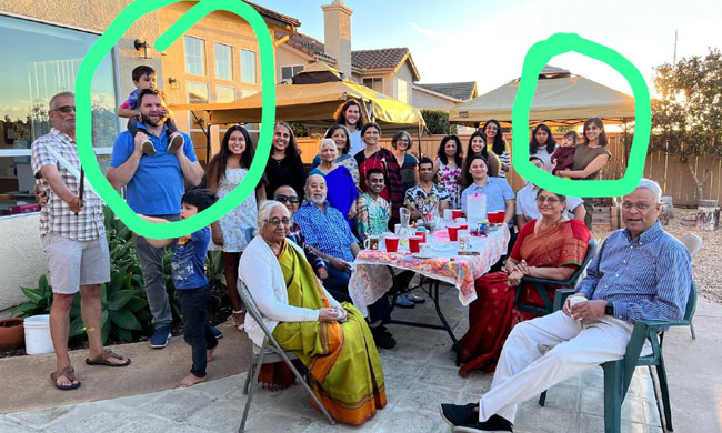 Pic Talk: Usha Chilukuri Complete Family In A Frame! | Pic Talk: Usha ...