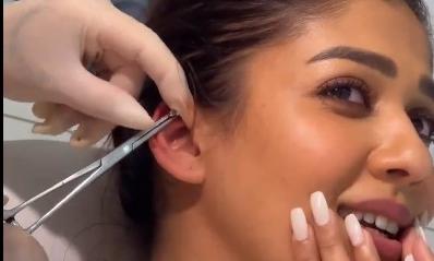 Nayanthara Dazzles: Bold Ear Piercing Adventure in Dubai! | Nayanthara ...