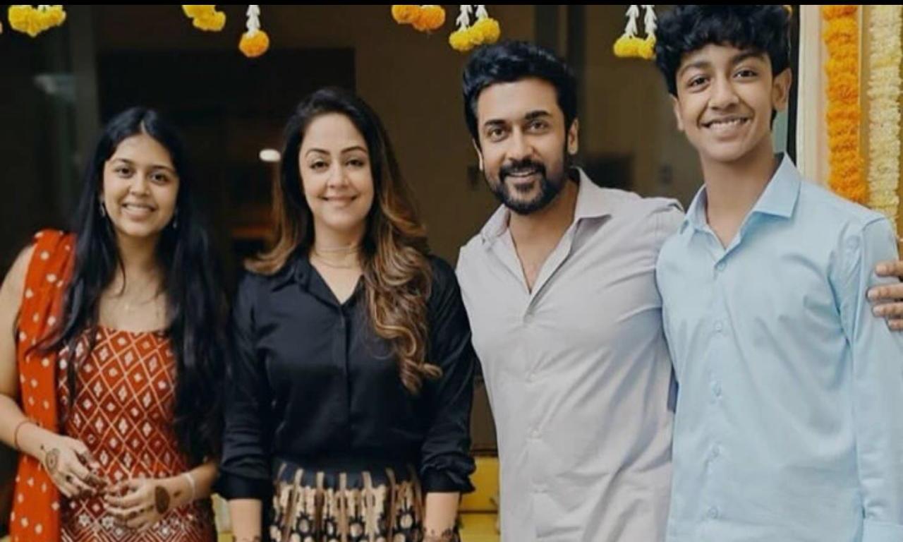 A Rare Glimpse: Suriya's Family Photo Goes Viral | A Rare Glimpse: Suriya's Family Photo Goes Viral