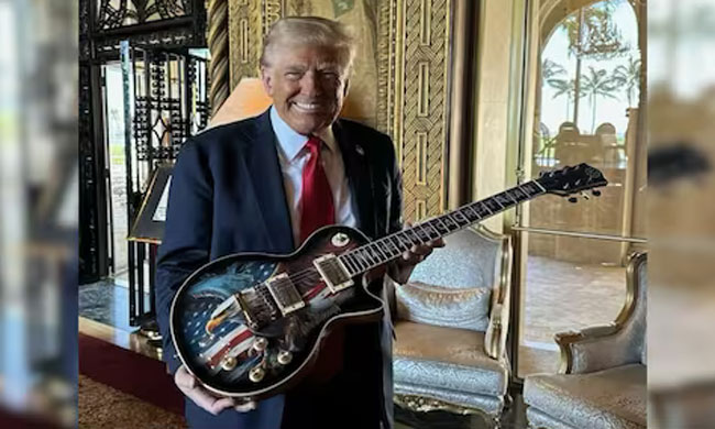 Trump Strikes a Chord: Introducing His New Electric Guitar Line ...
