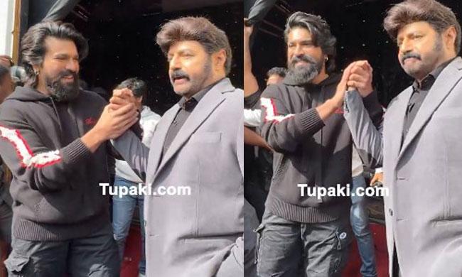 Balayya and Charan throw strong message | Balayya and Charan throw ...