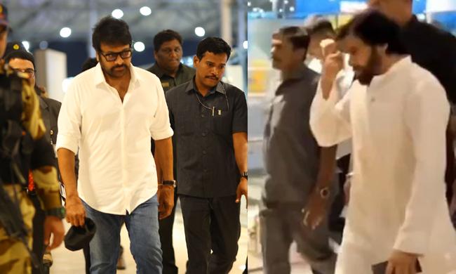 Pawan Kalyan and Chiranjeevi fly to Singapore for Mark Shankar | Pawan ...