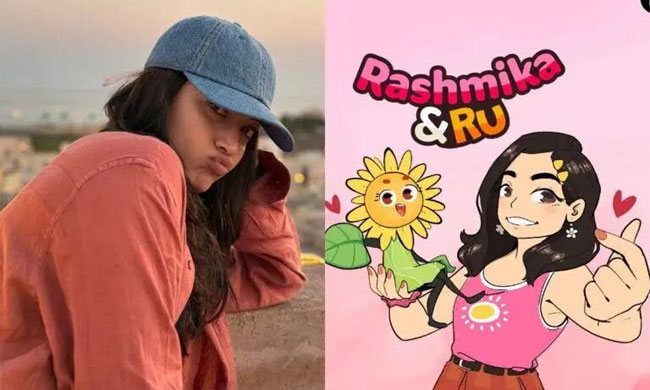 Rashmika's Animated Avatar 'Ru' Takes Over! | Rashmika's Animated ...