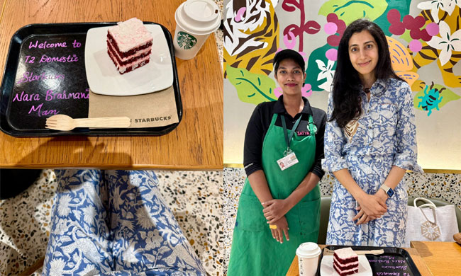 Brahmani Nara's Coffee Break Turns Into Surprise | Brahmani Nara’s ...