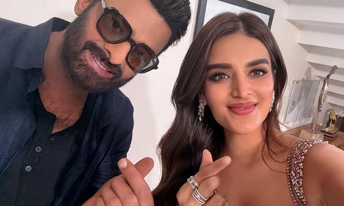 Nidhhi Agerwal Shares Cute Finger-Heart Pic With Prabhas; Is It AI ...