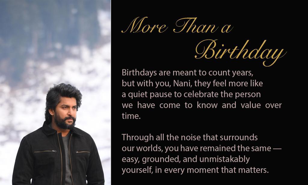 Venkat Boyanapalli Warm Birthday Wishes To Nani | Venkat Boyanapalli ...