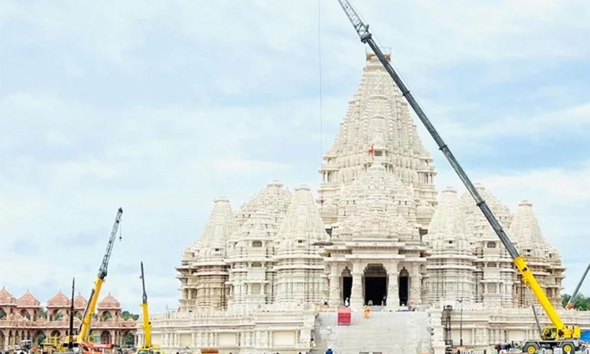 న్యూజెర్సీలో అతిపెద్ద హిందూ టెంపుల్... డేట్ ఫిక్స్! | World 2nd Largest ...