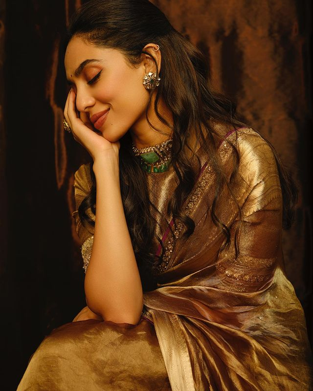 Actress Shobita Dhulipa's saree look steals the show | Actress Shobita ...