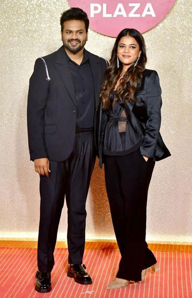 Manchu Manoj and Mounika Shine In Black | Manchu Manoj and Mounika ...