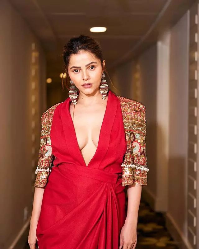 Rubina Dilaik's Mesmerizing Ruby Red Photoshoot” | Rubina Dilaik's Mesmerizing Ruby Red Photoshoot”