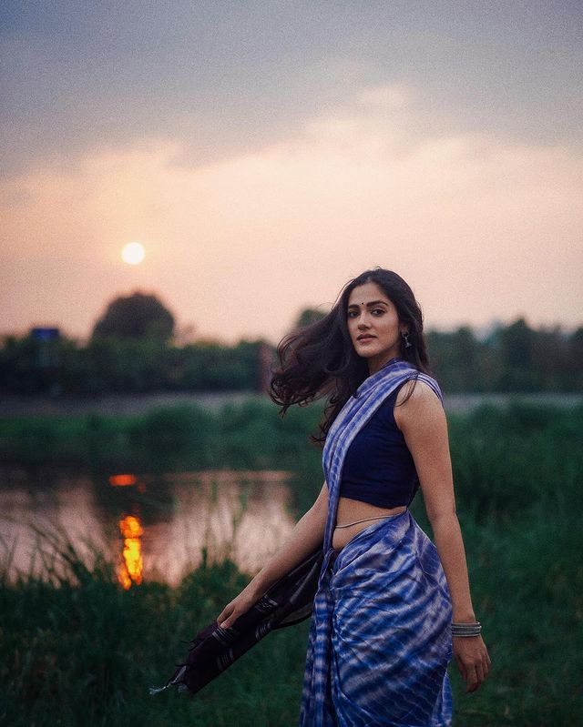 Simran Choudhary's Radiance and Sunset Splendor | Simran Choudhary's ...