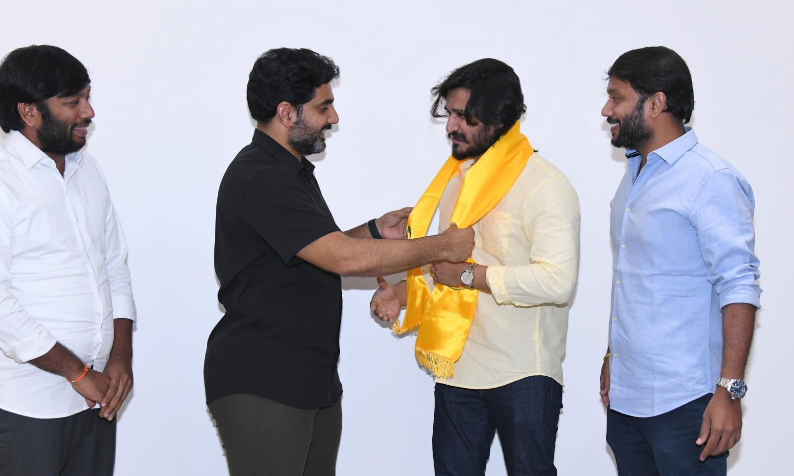 Did Young Telugu Actor Join TDP? Why He Met Lokesh? | Did Young Telugu ...