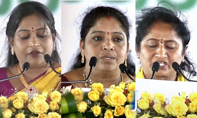 మంత్రుల‌ను ఓడించి మంత్రులైన మ‌గువ‌లు! | Tdp Three New Women Ministers ...
