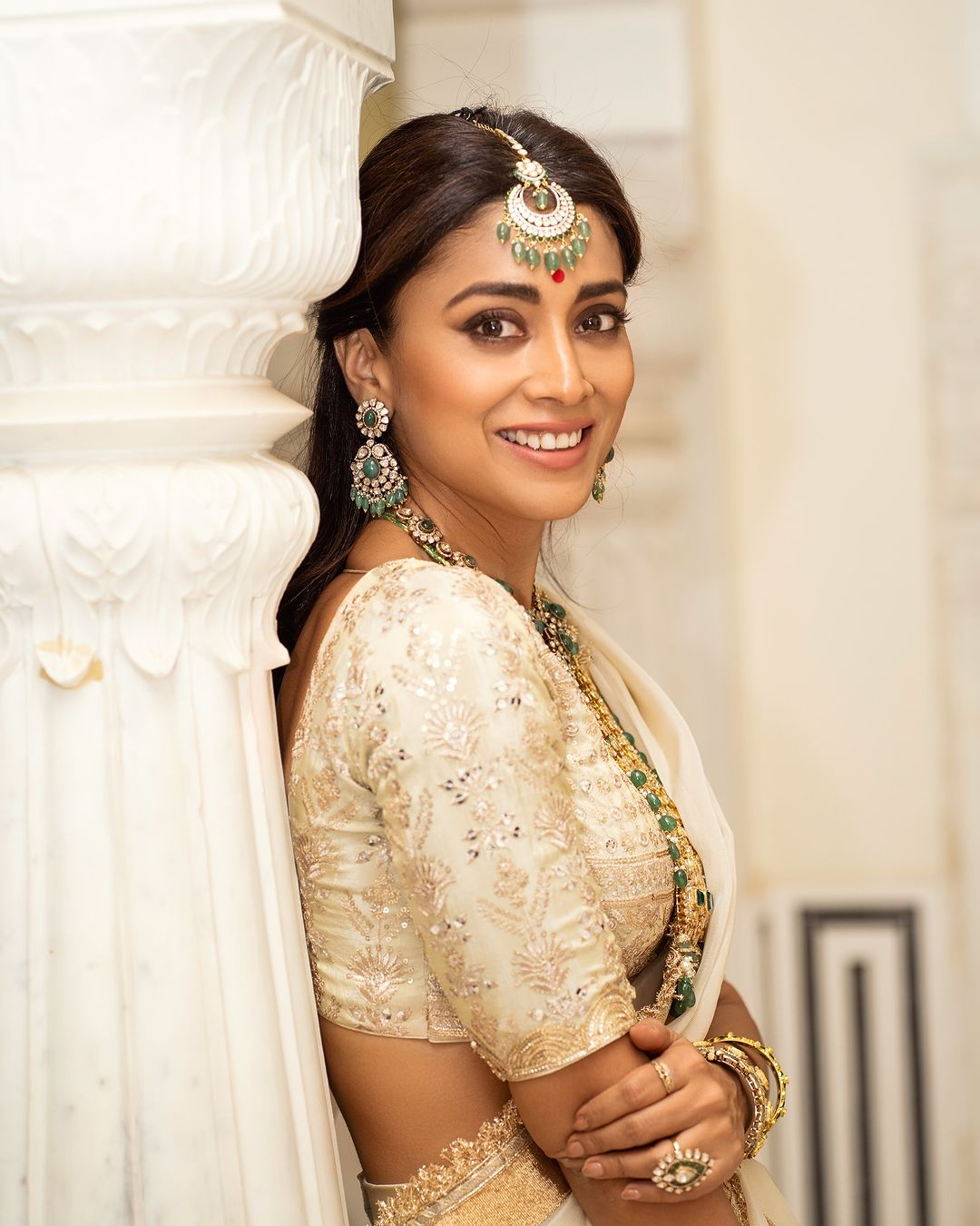 Shriya Saran's Regal Look in Saree | Shriya Saran's Regal Look in Saree