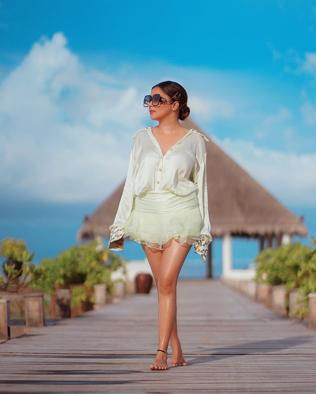 Tina Datta in Maldivian Marvel | Tina Datta in Maldivian Marvel