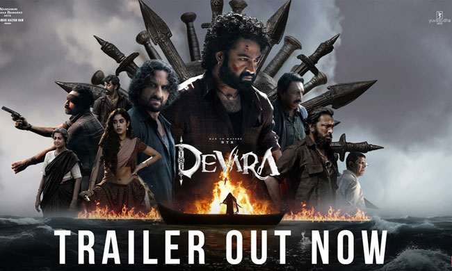 దేవర రిలీజ్ ట్రైలర్.. స‌ముద్రం మీద ఒక దేవ‌ర | Devara second release trailer