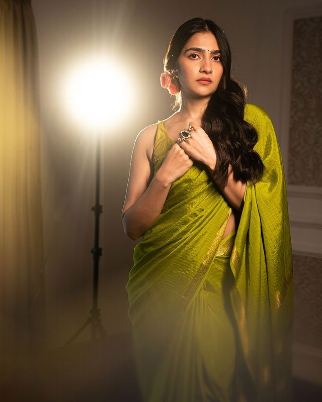 Rukmini Vasanth s Gorgeous Green Look Breaks the Internet! | Rukmini ...