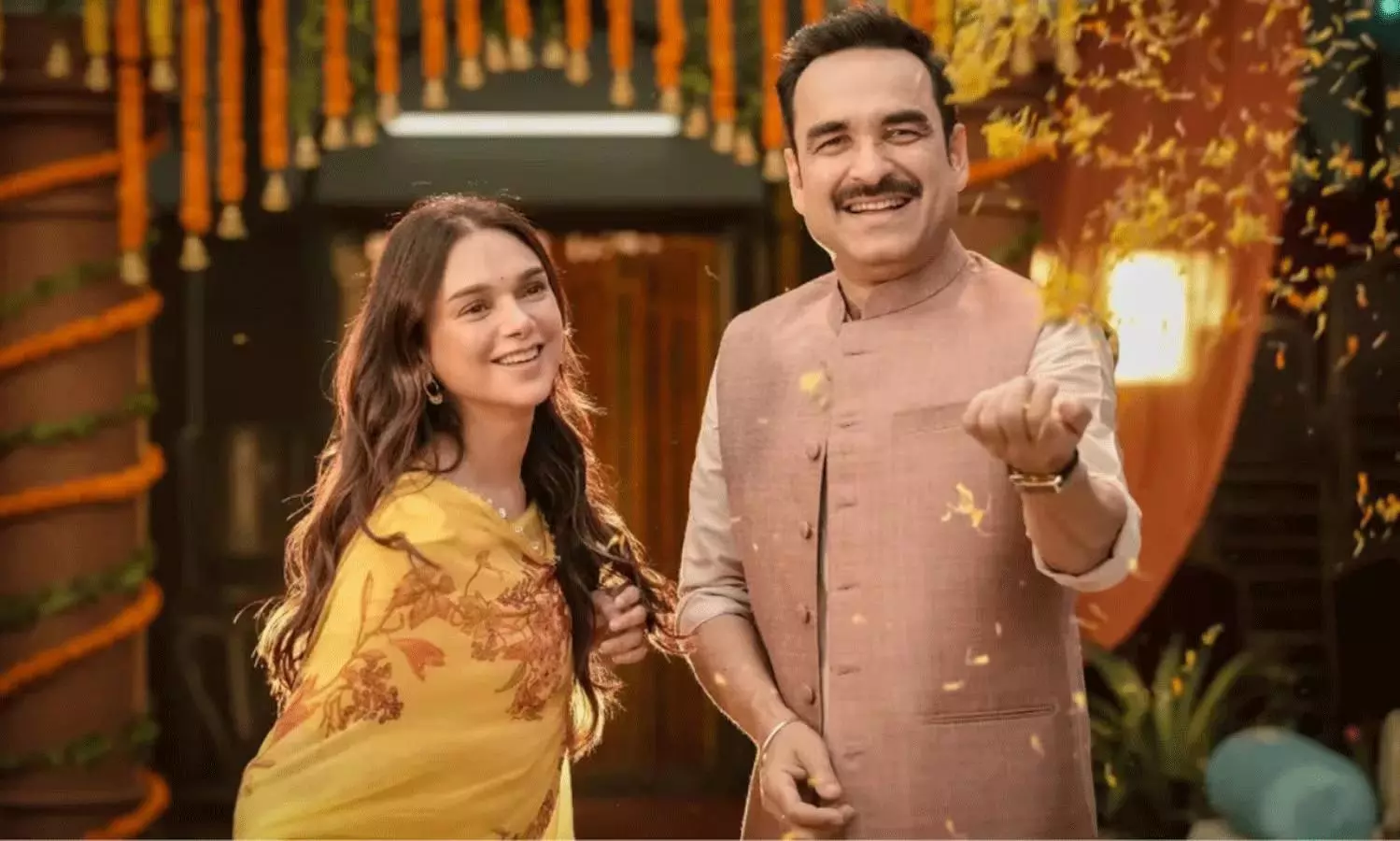 ఇద్ద‌రు ముద్దుల‌తో మొద‌లు పెట్టారా? | Aditi Rao Hydari & Pankaj ...