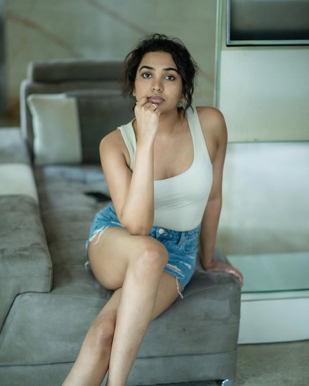 Shivathmika Rajashekar's Casual Glam Look