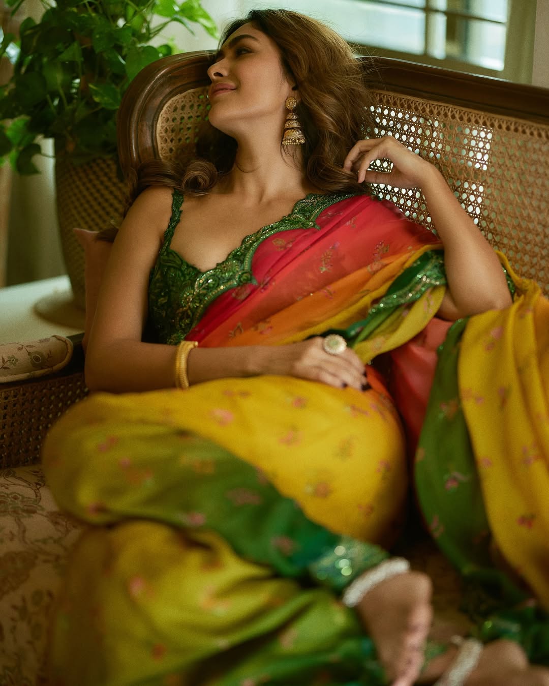 Elegant And Enchanting: Mrunal Thakur's Beauty Is Unmatched | Elegant ...