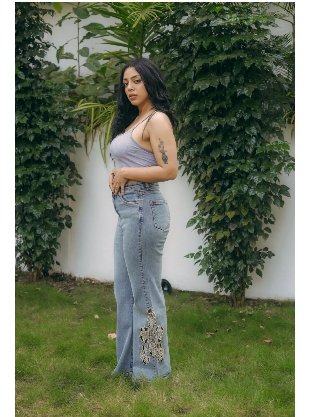 Deviyani Sharma Shines in Chic Casual Look Amid Lush Greens | Deviyani ...