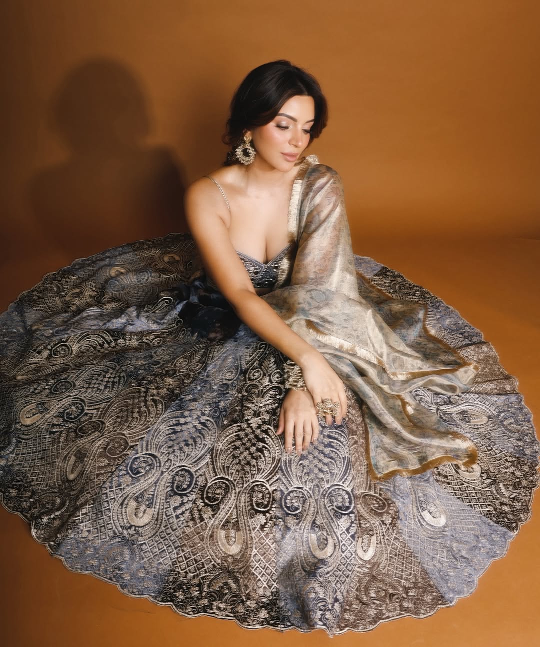 Shama Sikander Stuns in Traditional Lehenga at ITA Awards 2025 | Shama ...