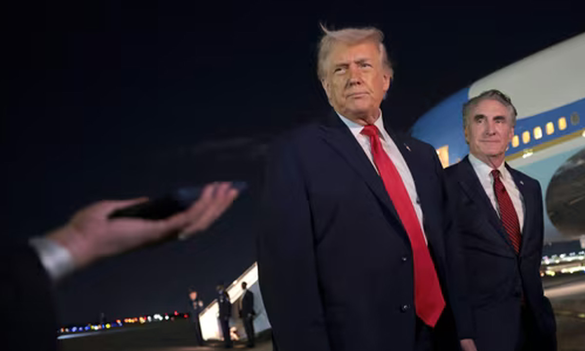 Trump Flight Scare Ends In Safe Escape | Trump Flight Scare Ends In ...