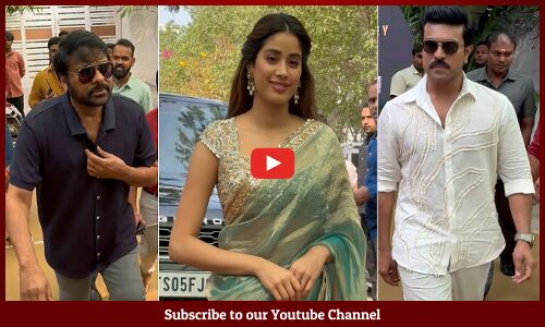 #RC16 Movie Opening Ceremony | Ram Charan, Janhvi Kapoor, Chiranjeevi ...