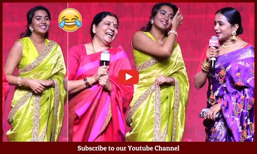 Actress Jeevitha Fun With Suma At Bharathanatyam Pre Release Event ...