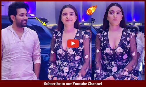 Vikranth Reddy CRAZY Looks Towards Actress Rukshar Dhillon @ SPARK ...