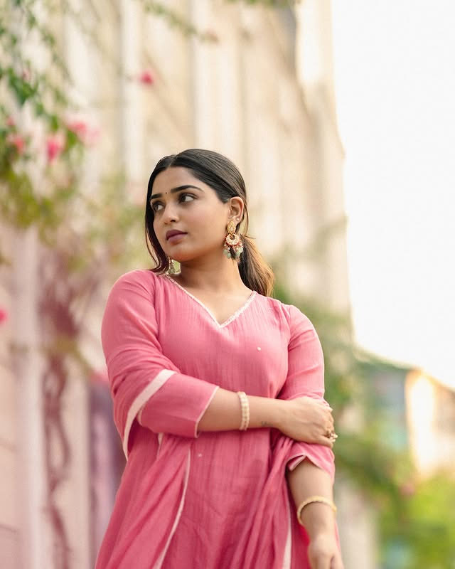 Gouri G Kishan Radiates Elegance in Soft Pink Dress | Gouri G Kishan ...