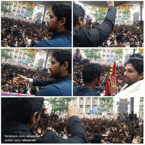 Craze for Allu Arjun in kerala