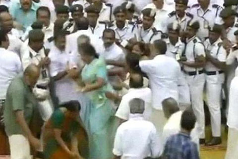 Lady MLA Bite me: Congress MLA