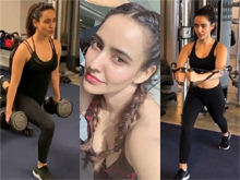 Neha Sharma Workout Pics