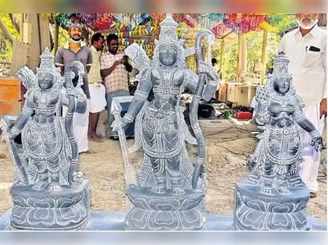 రామతీర్థం కొత్త రాములోరి విగ్రహం సిద్ధం ... నేడే అప్పగింత!