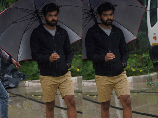 Actor Adith arun Spotted at Film Set