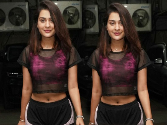 Actress Payal Rajput Spotted at Gym