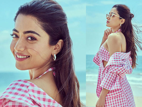 Blissful Looks Of Rashmika Mandanna In The Beach