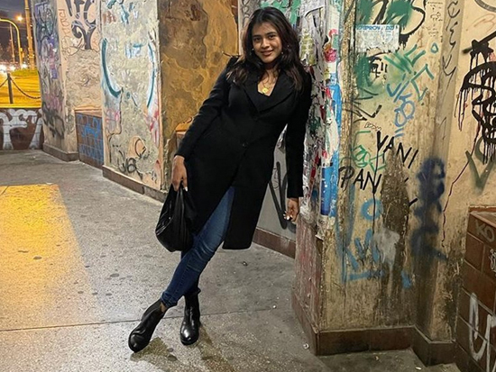 Staggering Poses Of Hebah Patel In Black Top