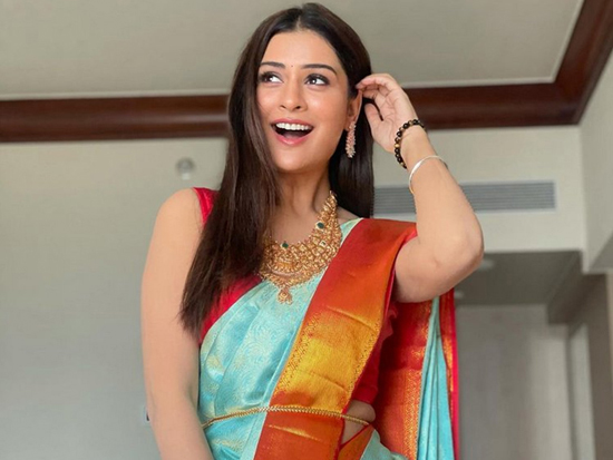 Payal Rajput Looking Beautiful In Saree