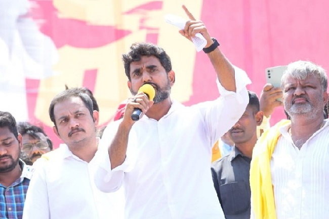 Why is Nara Lokesh Babu's statement making Chevireddy happy?