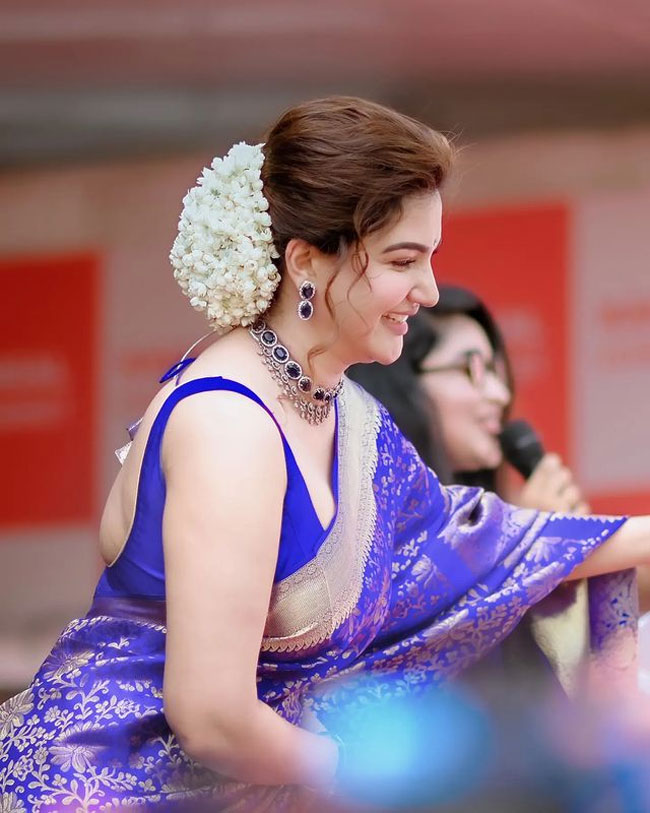 Gorgeous Looks Of Honey Rose In Saree