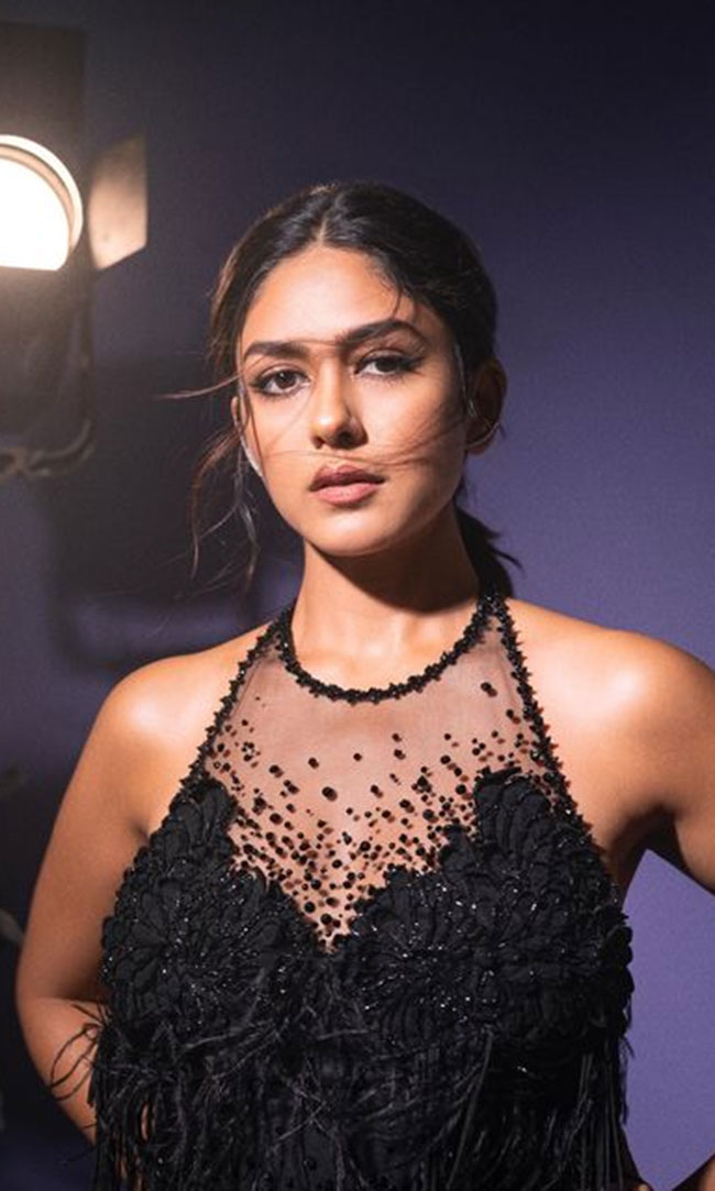 Pic Talk: Staggering Looks Of 'Sita Ramam' Beauty In Black!