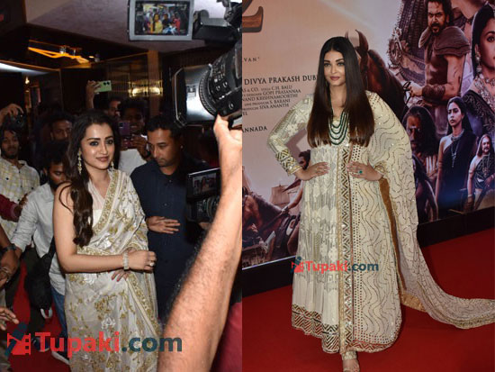 Aishwarya Rai and Trisha At PS2 Movie Promotions